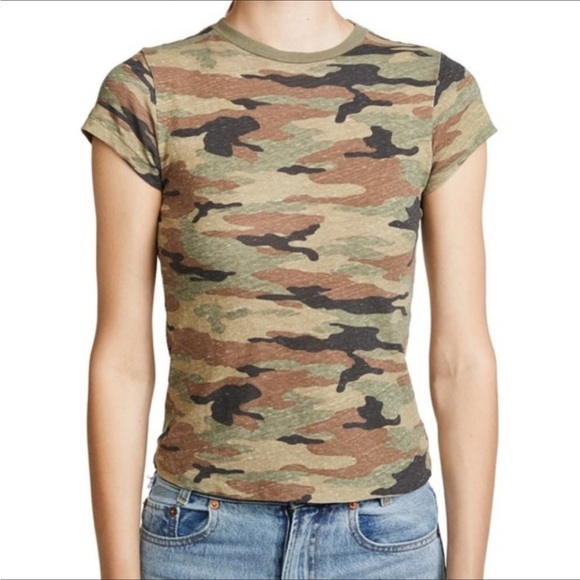 Re/Done | Tops | Redone Slim Fit Camo T Shirt | Poshmark